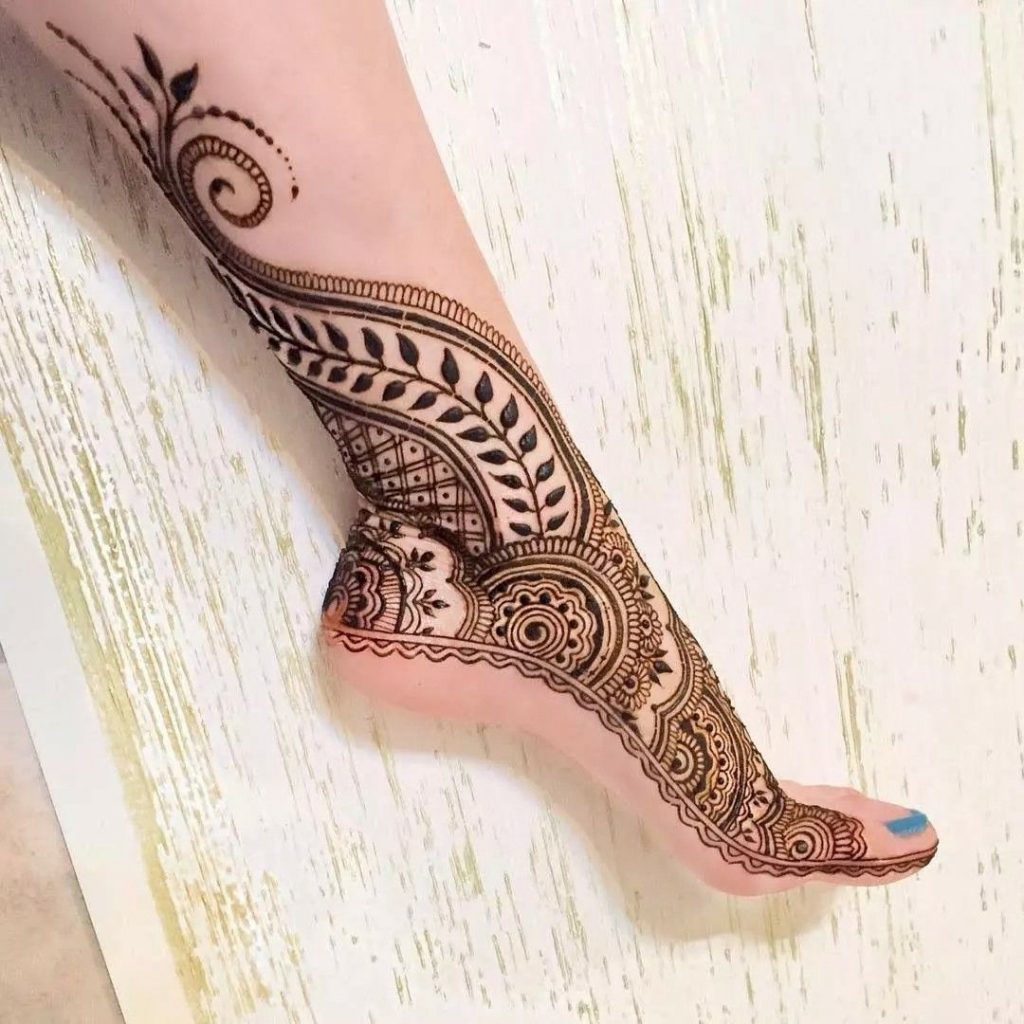 Side Feet Mehndi Designs - Event, Party & Wedding Planning Tips & Ideas ...