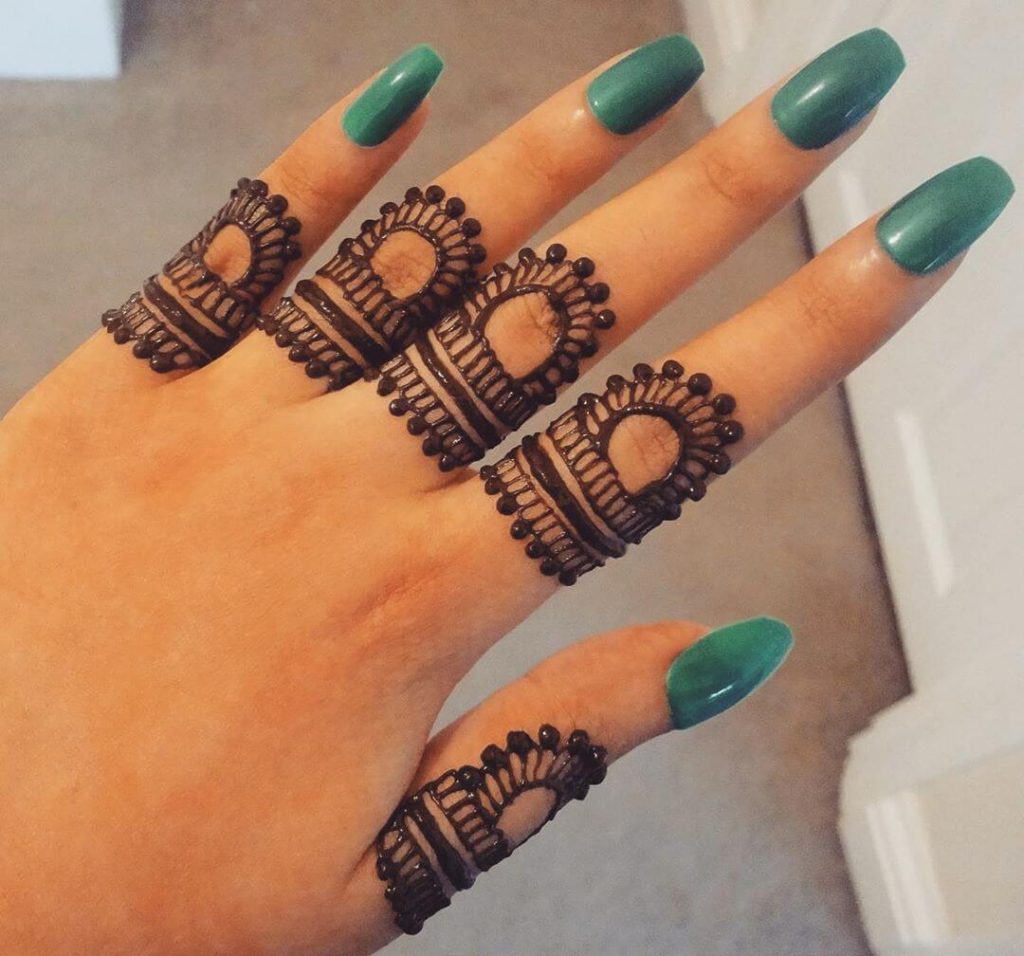 Top 20+ Finger Mehndi Designs - Event, Party & Wedding Planning Tips ...