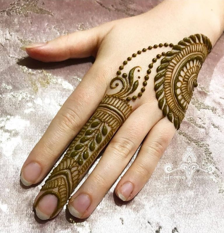 Top 20+ Finger Mehndi Designs - Event, Party & Wedding Planning Tips ...