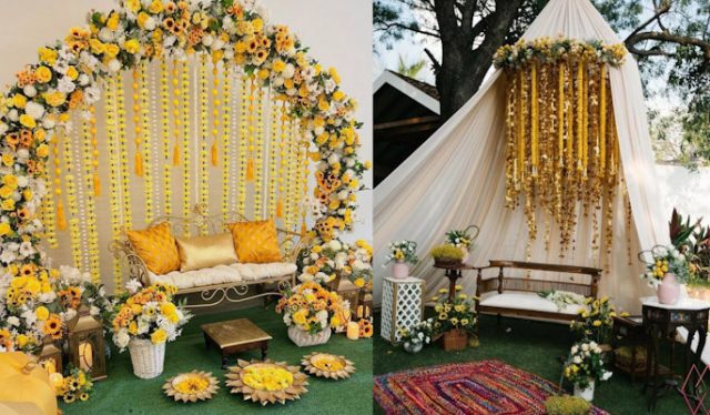 Creating a Memorable Haldi Ceremony: Unique Background and Home ...