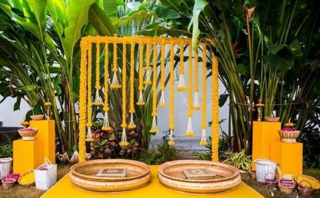 Creating a Memorable Haldi Ceremony: Unique Background and Home ...