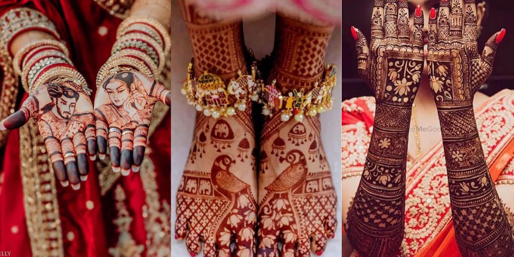 Latest Bejewelled Mehendi Designs for Modern Brides